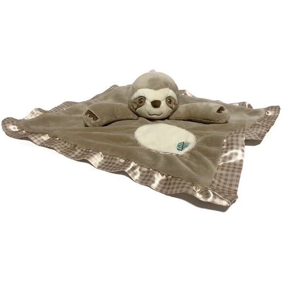 Douglas Baby | Toys | Douglas Baby Sloth Plush Lovey Brown With Satin ...